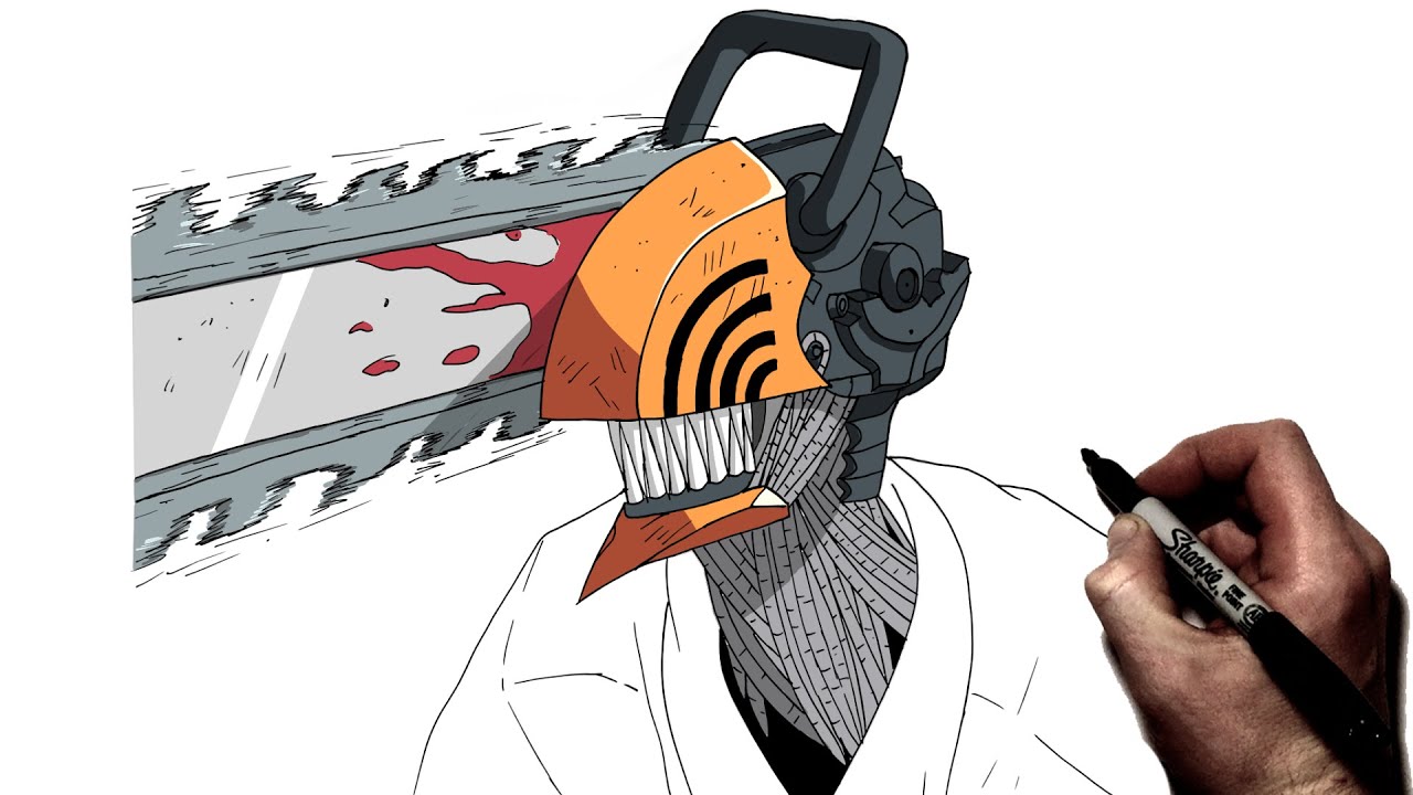 Chainsaw Man Drawing Face At Rose Slaughter Blog