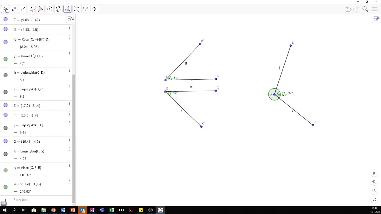 Geogebra Vinkler Youtube