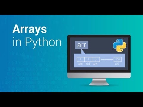 25 Arrays In Python Python Array Operations Arrays Python Tutorial
