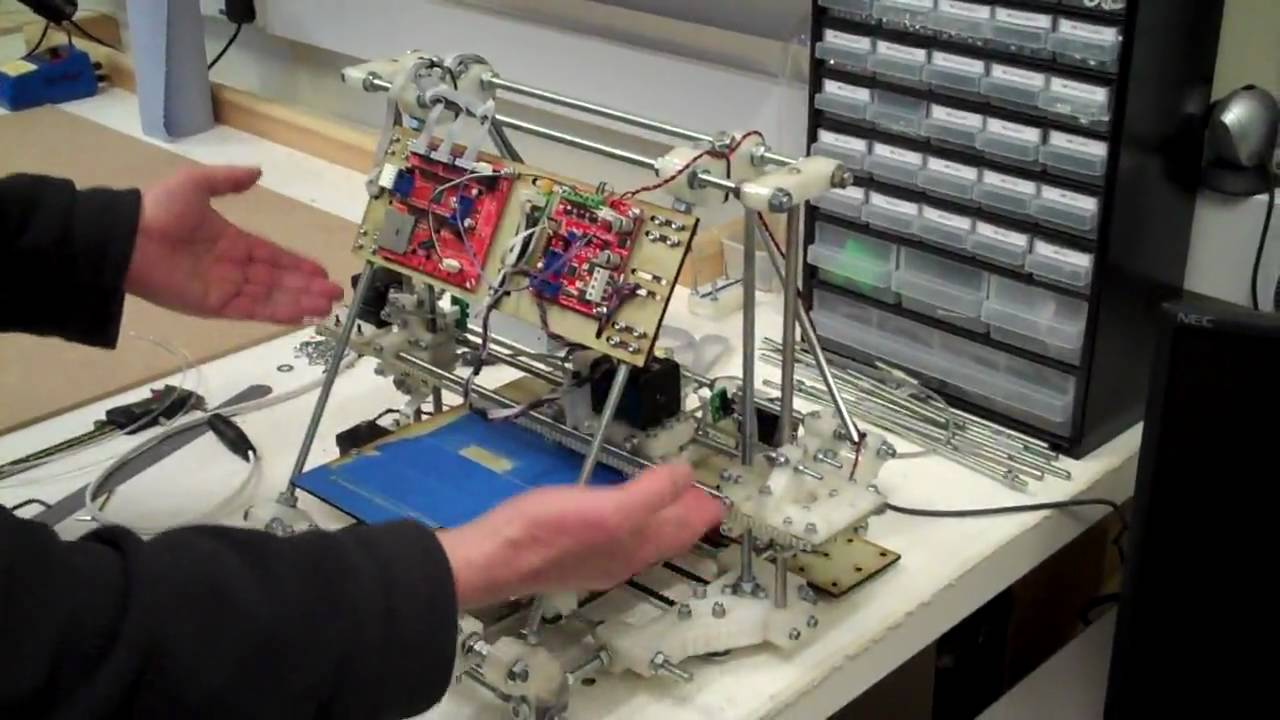 Reprap Open Source 3d Printer Youtube