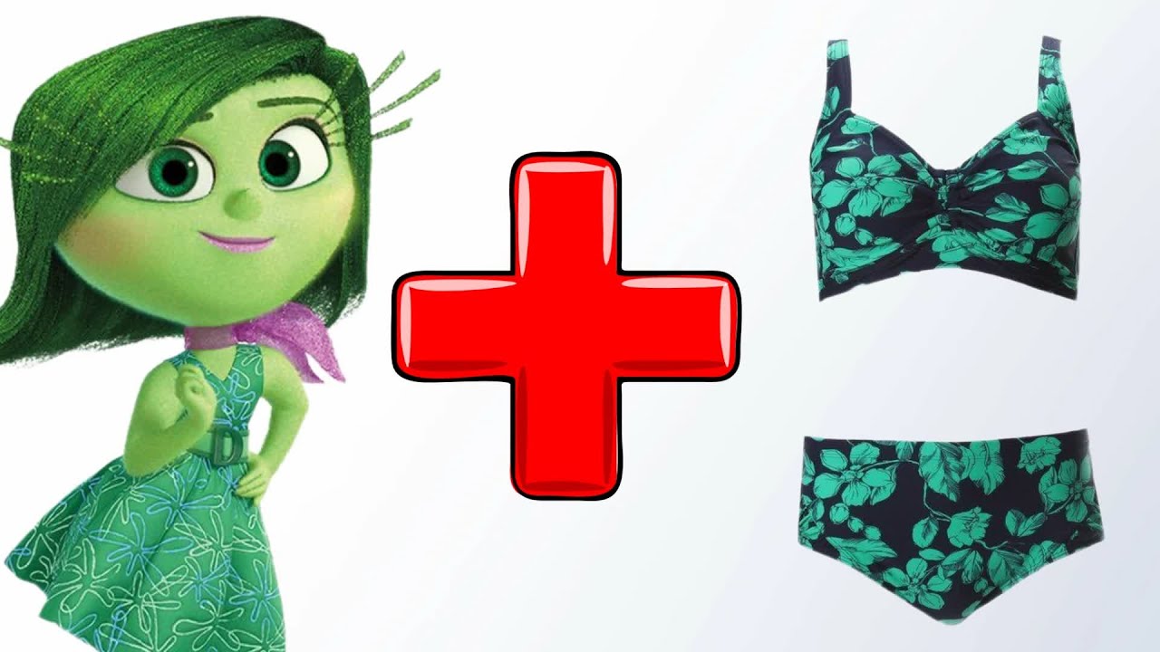 Disgust Swimsuit Inside Out 2 Animation Youtube