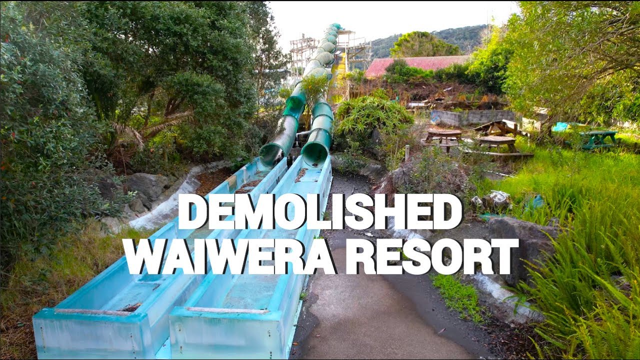 Waiwera Hot Pools Before Demolition 4k Uhd Drone Tour Youtube
