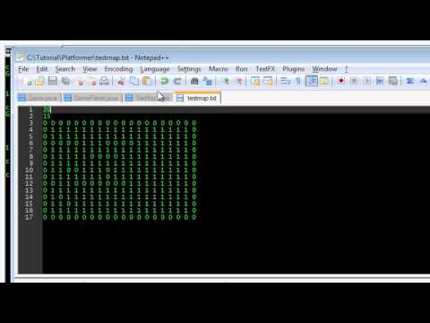 Part 1 Basic Tile Based Platformer In Java The Tilemap Class Youtube