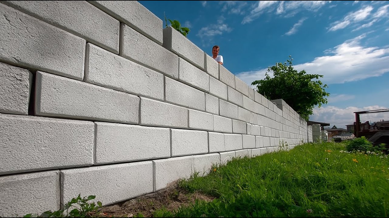 13 The Man Himself Builds The Walls Of The House From Large Blocks Aac