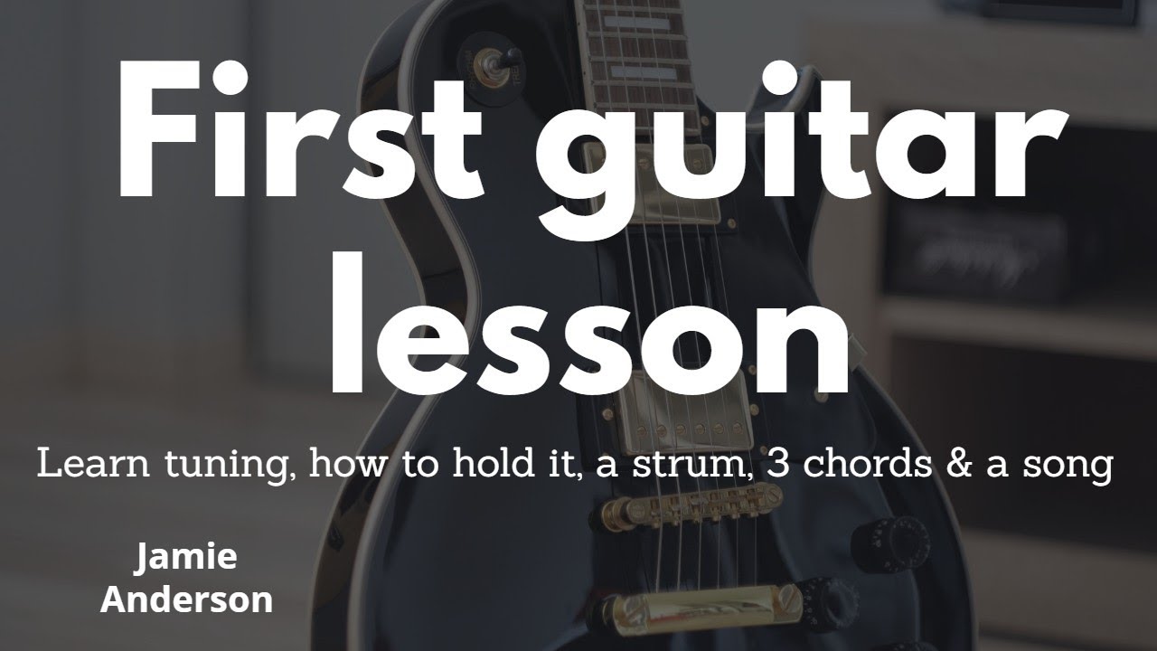 First Guitar Lesson Youtube