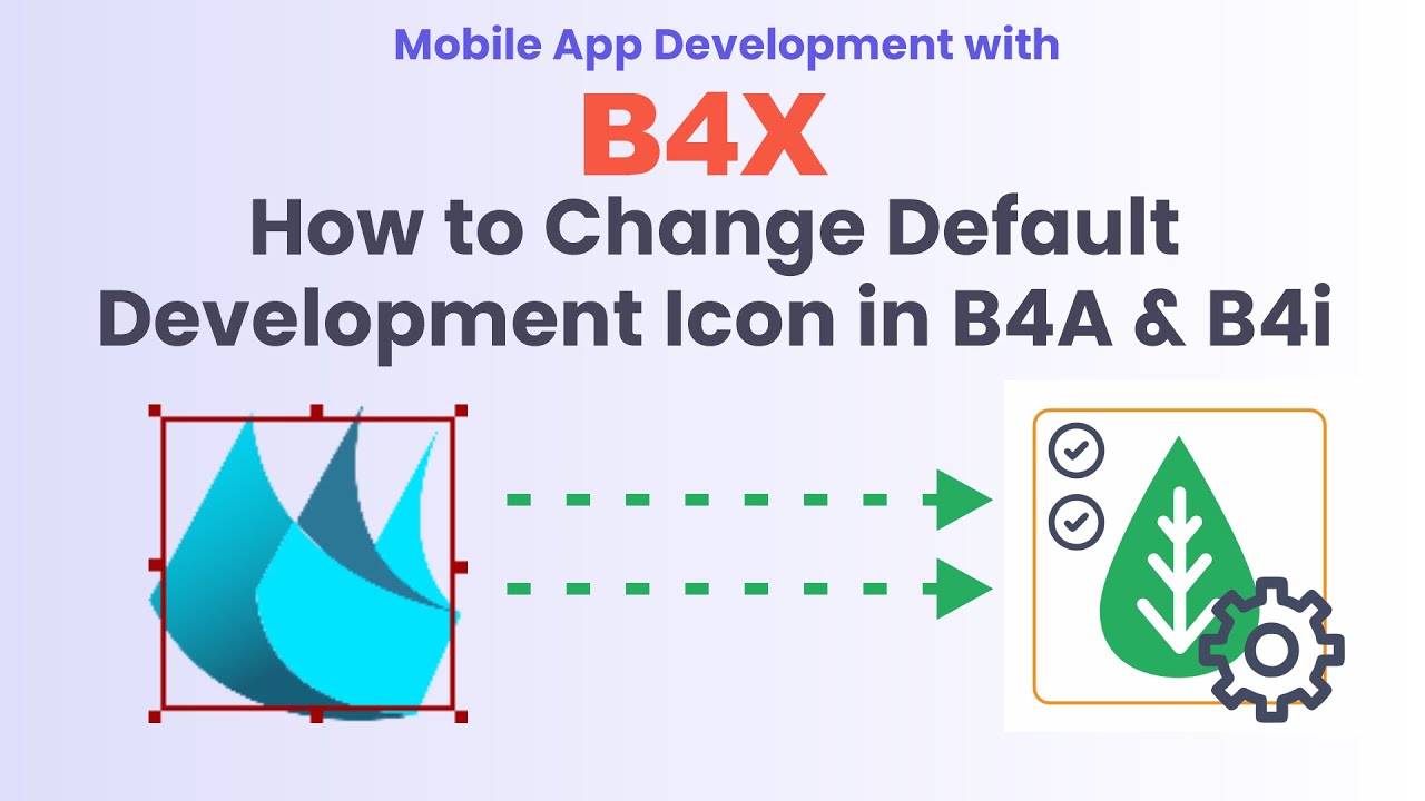 B4x Tips How To Change Default Ide Development Icons In B4a And B4i