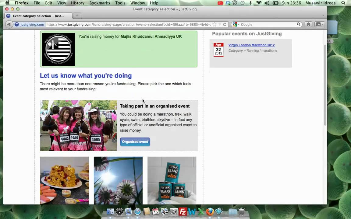 How To Create Justgiving Page Video English Youtube