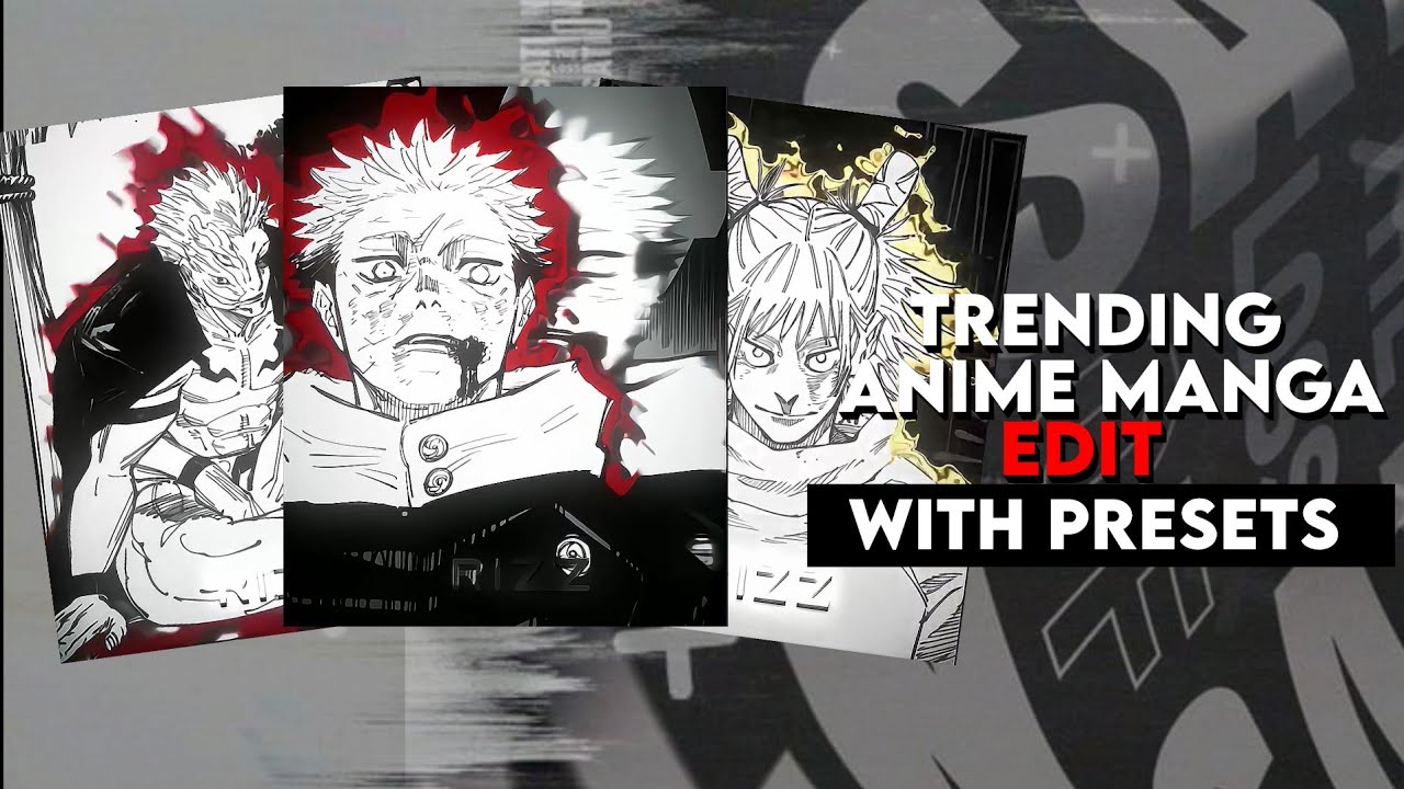 Trending Manga Edit Preset Alight Motion Youtube