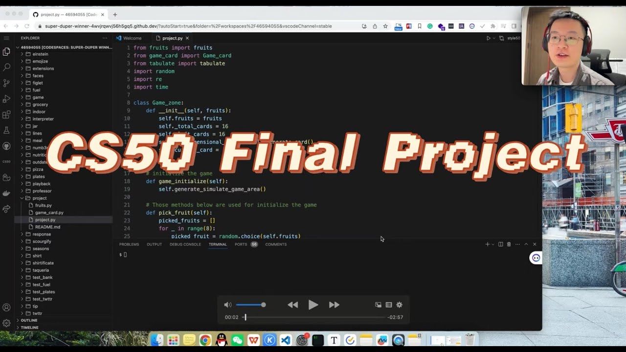 Cs50 Final Project Flipfrenzy Leo Wang Youtube