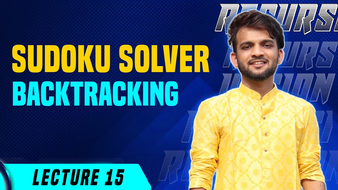 L15 Sudoko Solver Backtracking Youtube