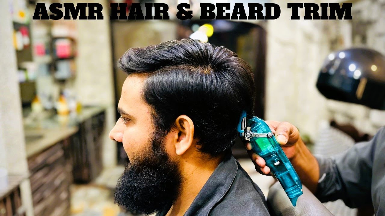 Asmr Haircut Beard Trim Youtube