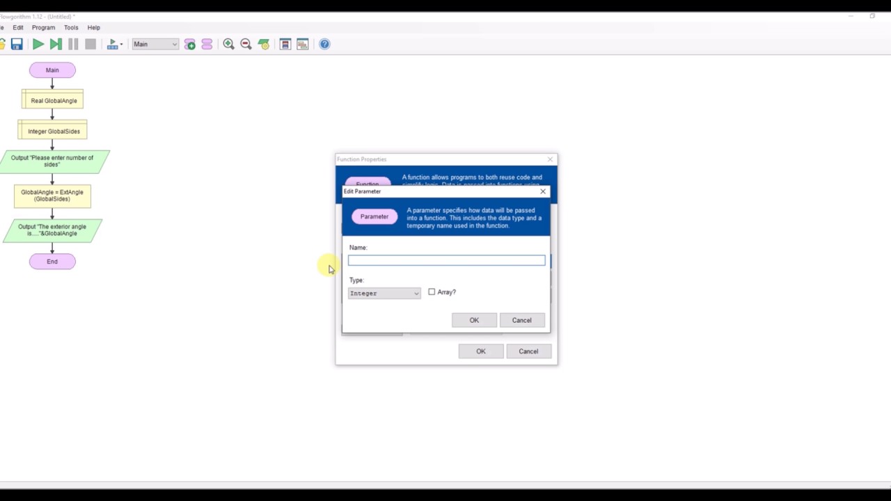 Flowgorithm Functions Part 1 Youtube