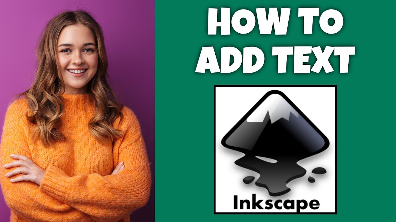 How To Add Text In Inkscape Inkscape Tutorial Youtube