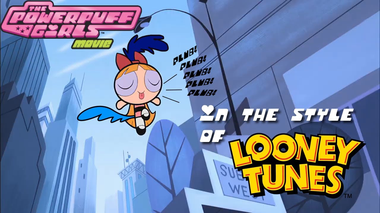 The Powerpuff Girls Movie Tag Scene In The Style Of A Looney Tunes