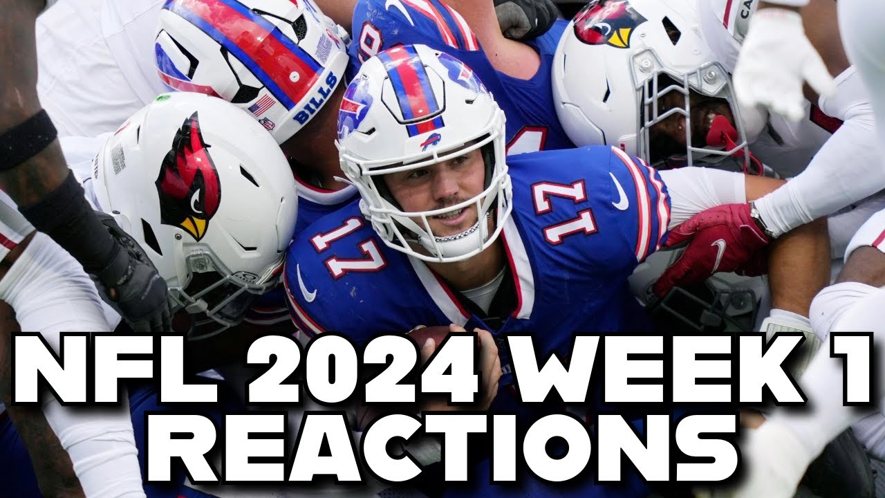 Nfl Week 1 2024 Reactions Youtube