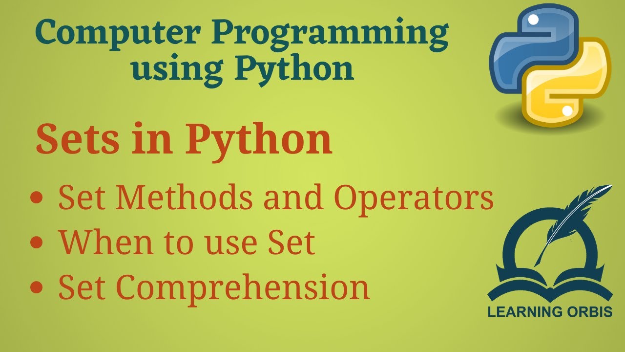 Python Programming Basics To Advanced Sets In Python Lab 23 Youtube
