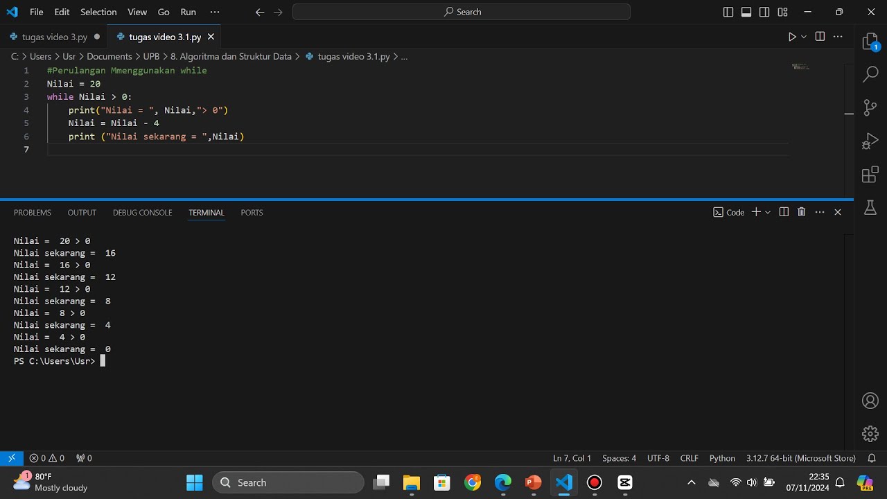 Python Looping Youtube
