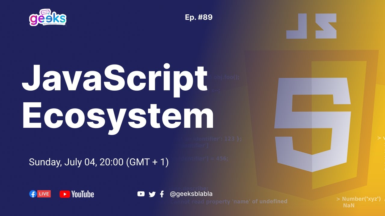89 Javascript Ecosystem Youtube