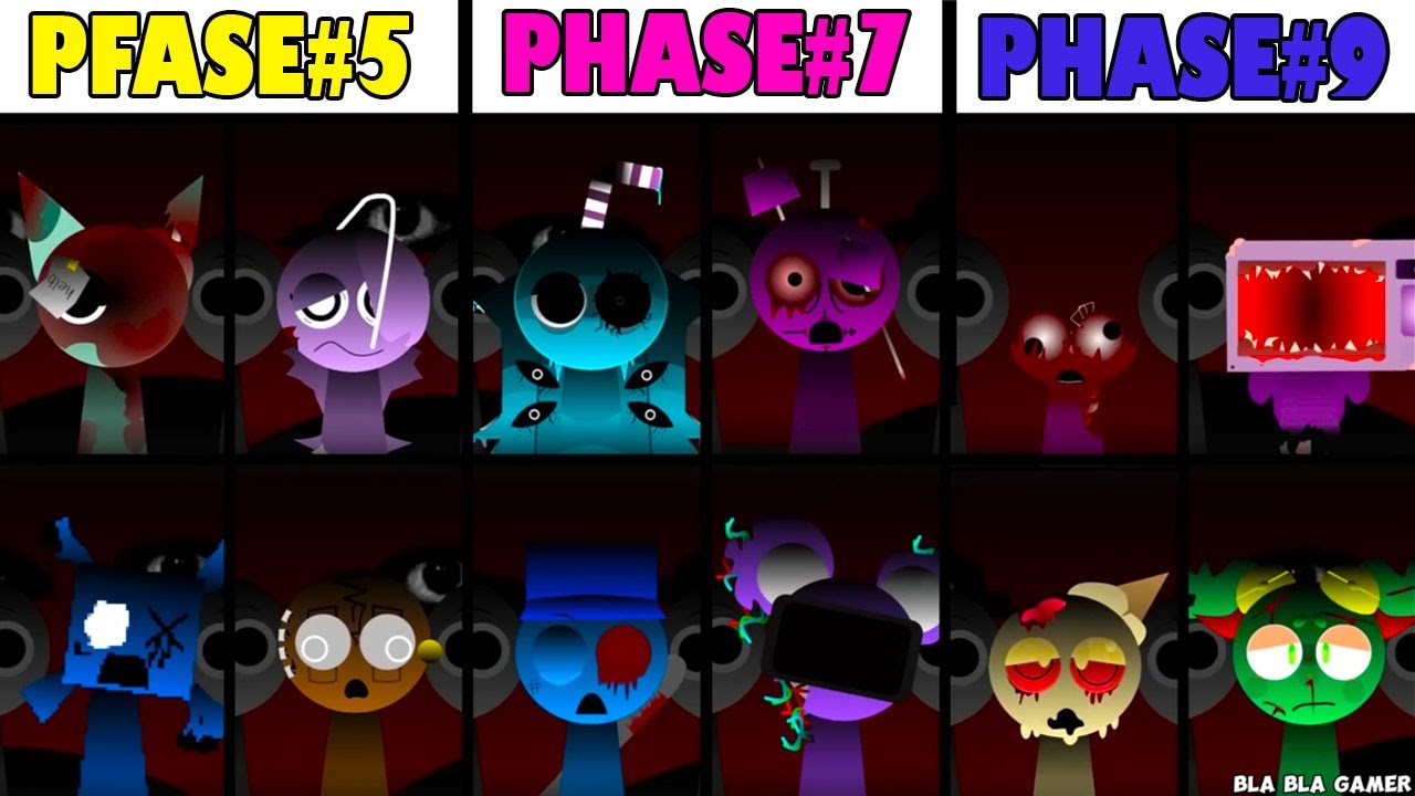 Sprunki All Phases Compilation Incredibox Youtube