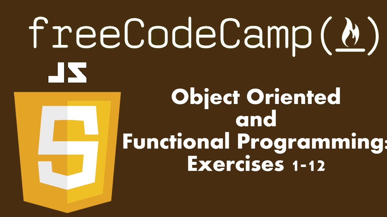 Object Oriented And Functional Programming Freecodecamp Youtube