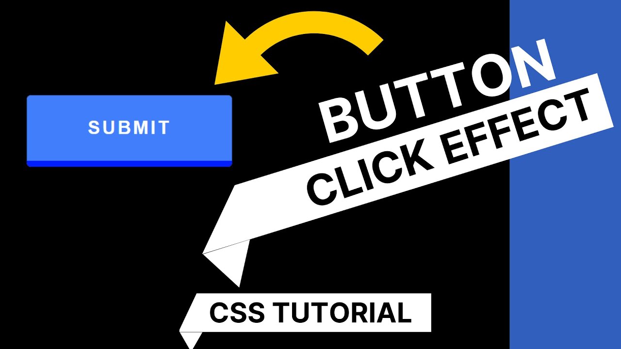 Amazing Button Click Effect Using Only Html Css Pure Css Tutorial