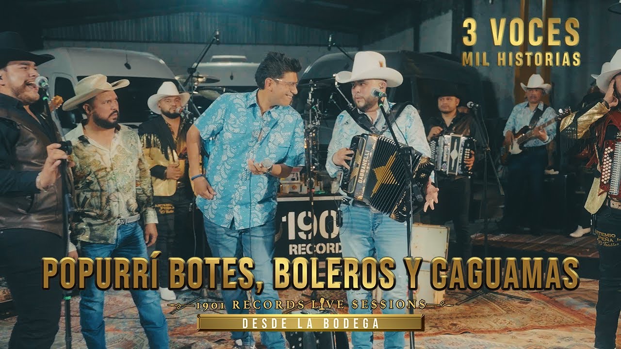 Popurrí Botes Boleros Y Caguamas 3 Voces Mil Historias Y Elías
