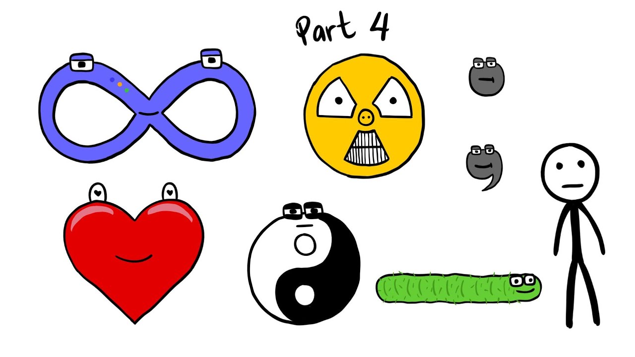 Drawing Symbol Lore Infinity To Stickman Part 4 Youtube