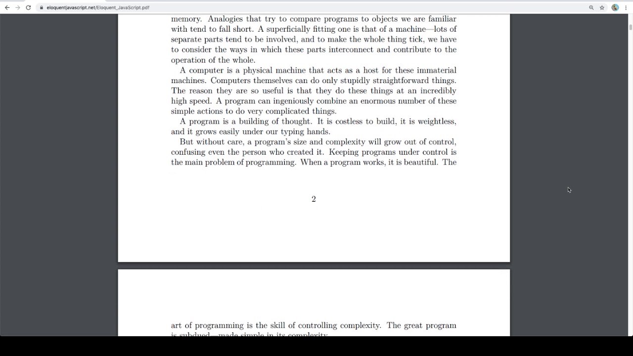 Eloquent Javascript Read Along Introduction 002 On Programming