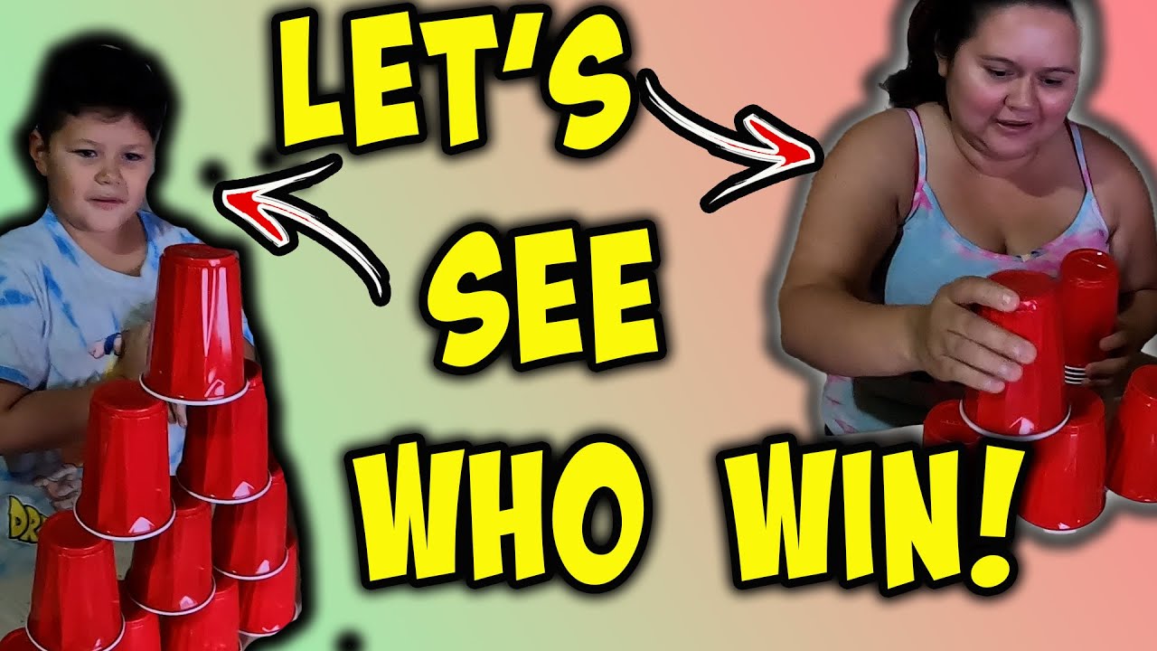 Cup Tower Challenge Celebrating Thanksgiving Youtube