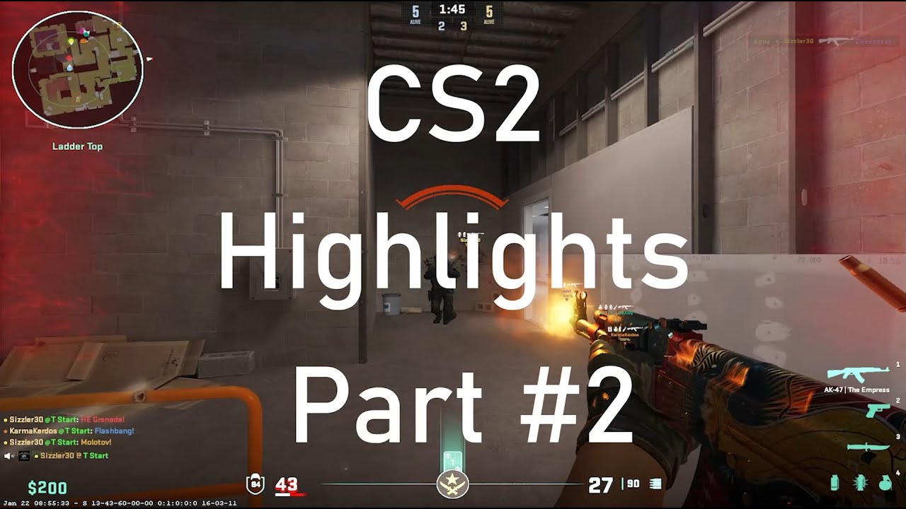 Cs2 Gameplay Highlights 2 Cs2 Gaming Highlights Clips Youtube