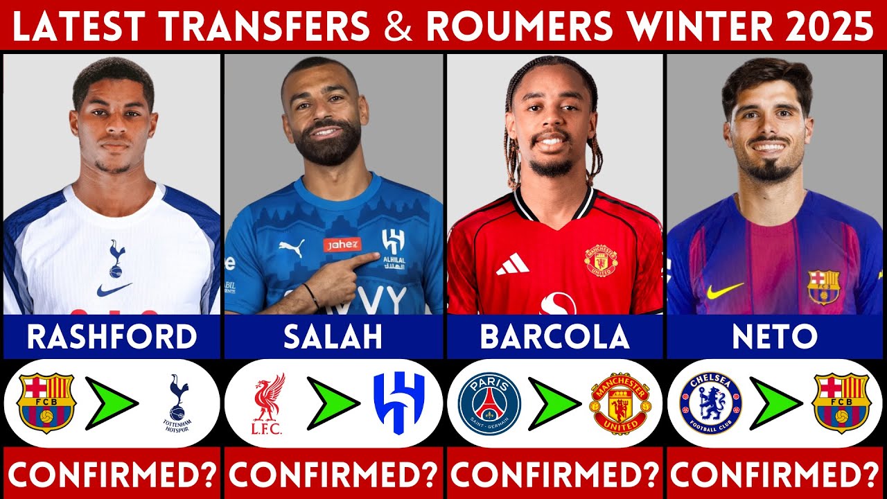 рџљё Latest Confirmed Transfer News And Rumours Winter 2026 Rashford