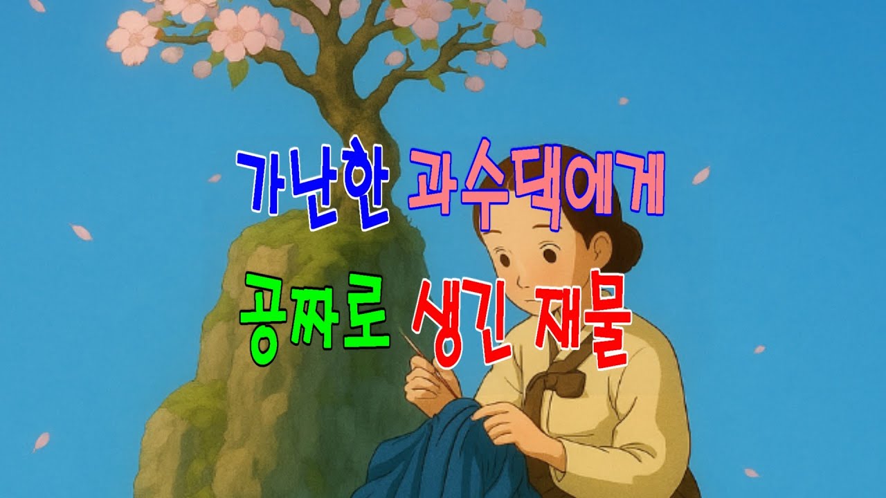 쏘쿨 극장 재미있고도 기이한 옛날이야기 가난한 과수댁에게 공짜로 생긴 재물 Youtube