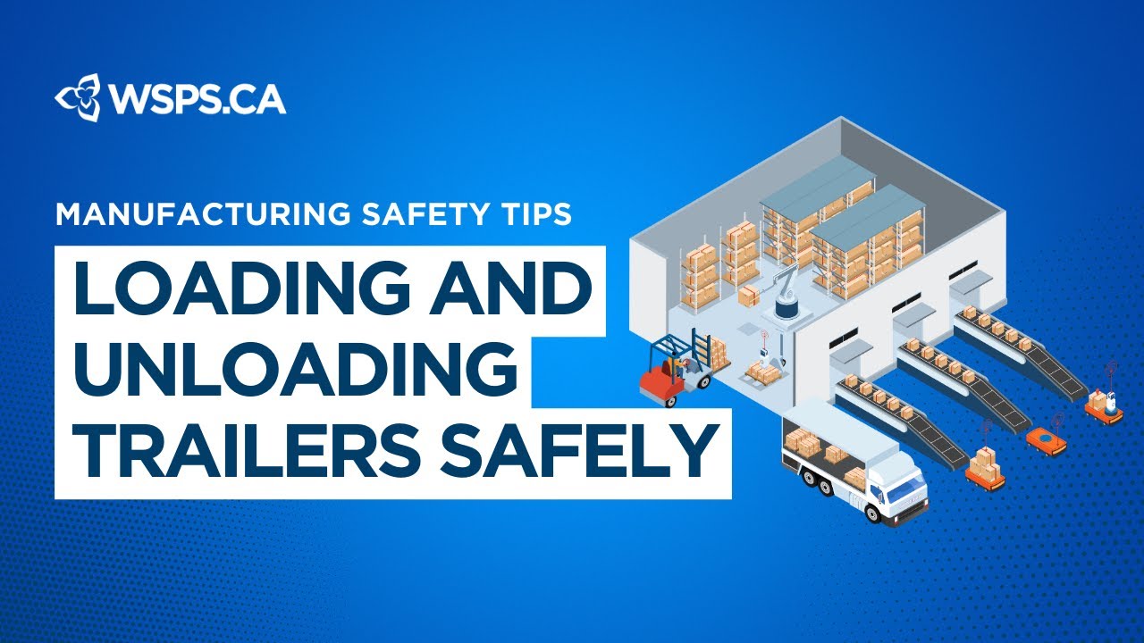 Loading And Unloading Trailers Safely Youtube