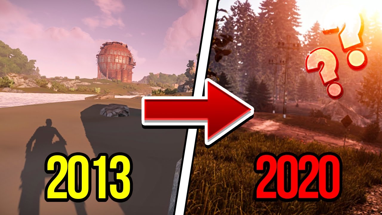 Rust Then Vs Now Graphics Comparrison 2013 2020 Youtube