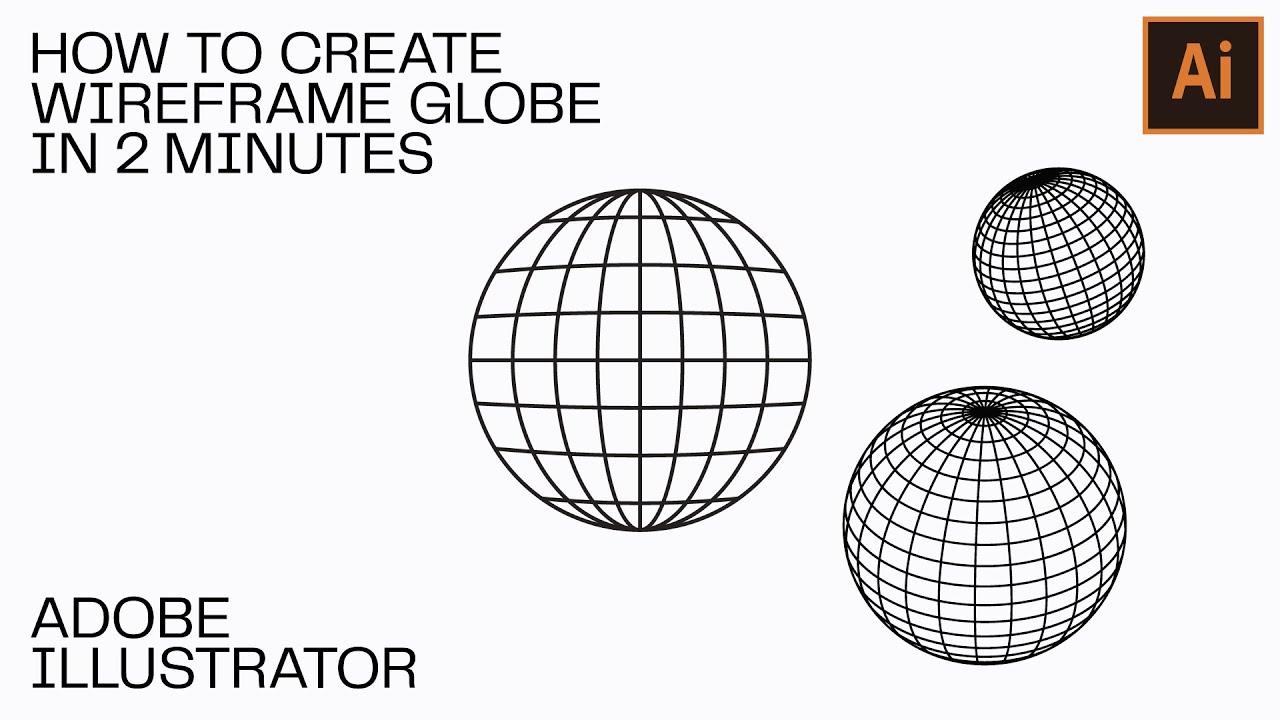 How To Draw Globe In Illustrator
