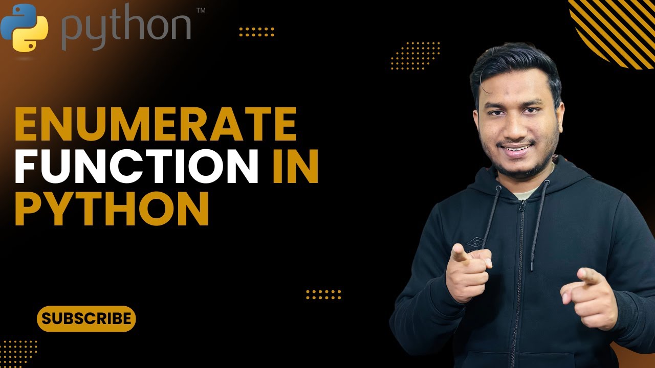 Enumerate Function In Python The Complete Python Course Basic To