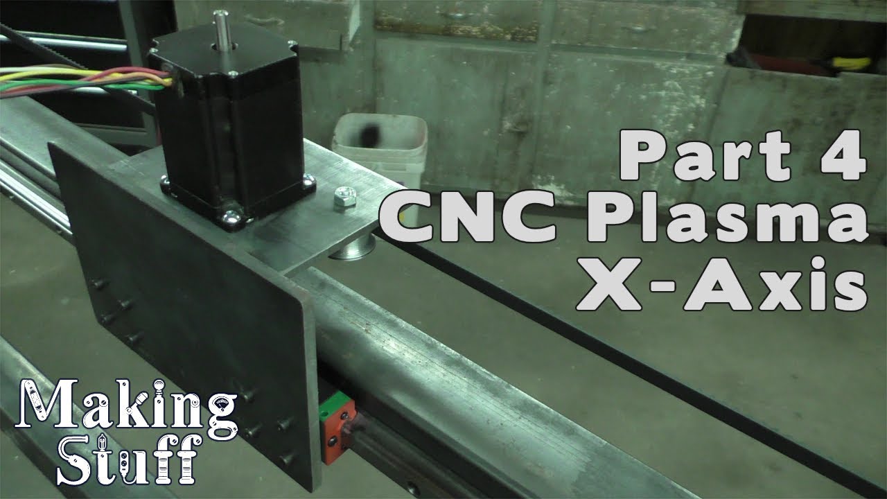 Diy Cnc Plasma Table Build Part 4 X Axis Youtube