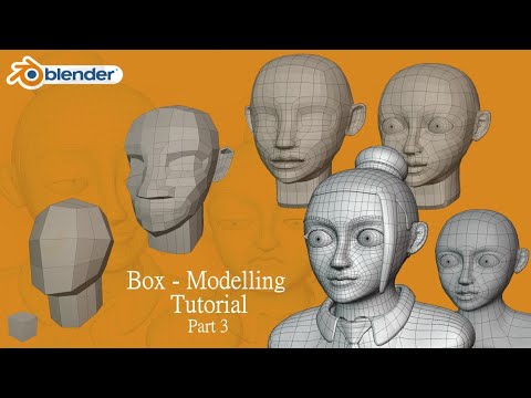 Blender Tutorial Head Modelling For Animation Part 3 Youtube