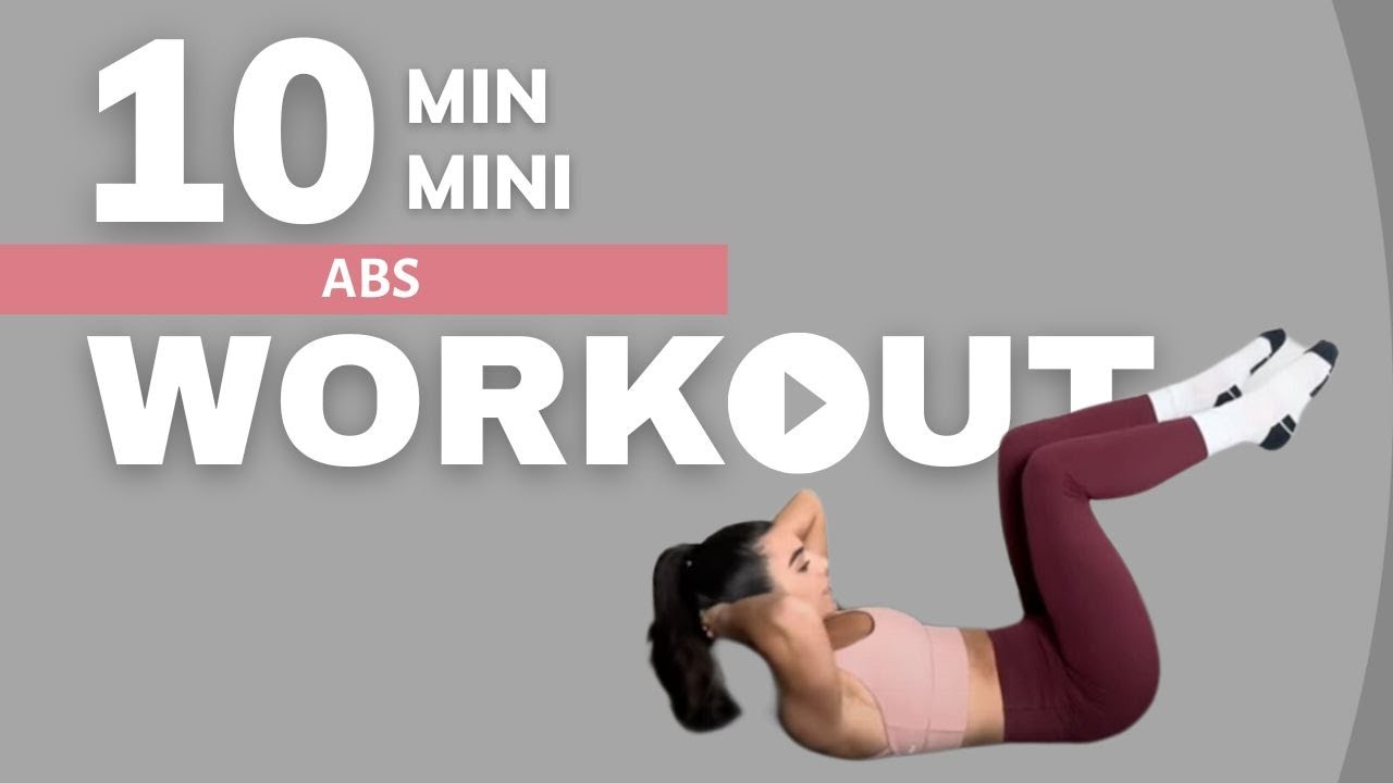 10 Minute Abs Workout No Equipment Youtube