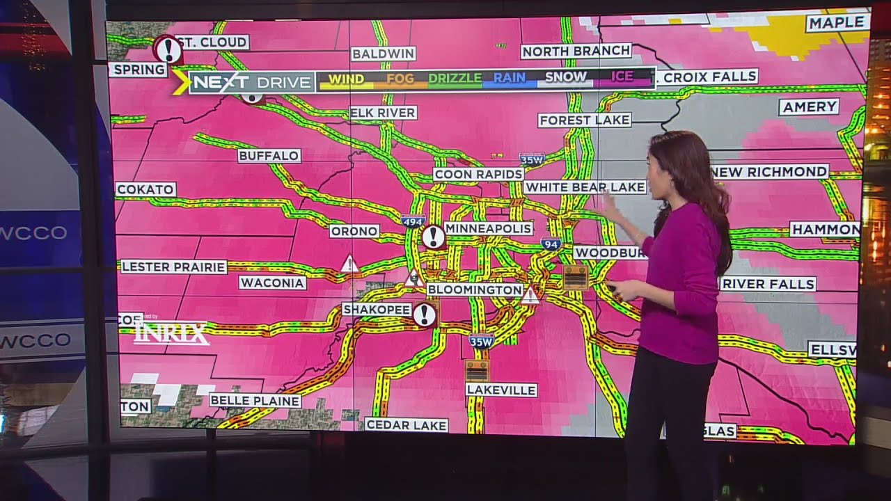 Next Drive Alert Freezing Rain Leads To Icy Road Conditions For
