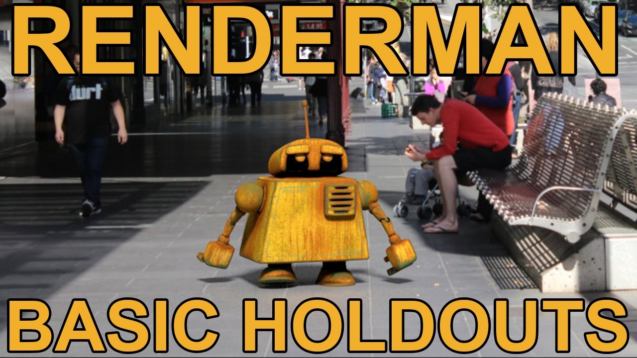 Renderman 21 Basic Holdout Tutorial Youtube