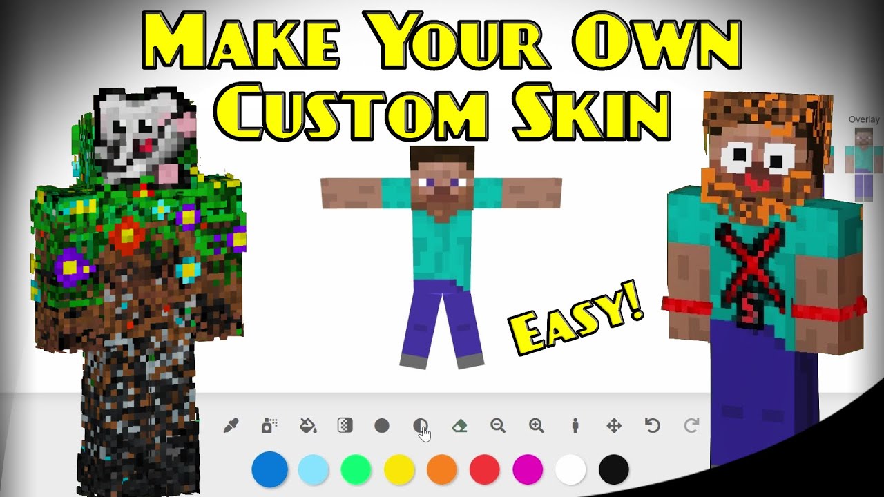 How To Draw Your Own Minecraft Skin