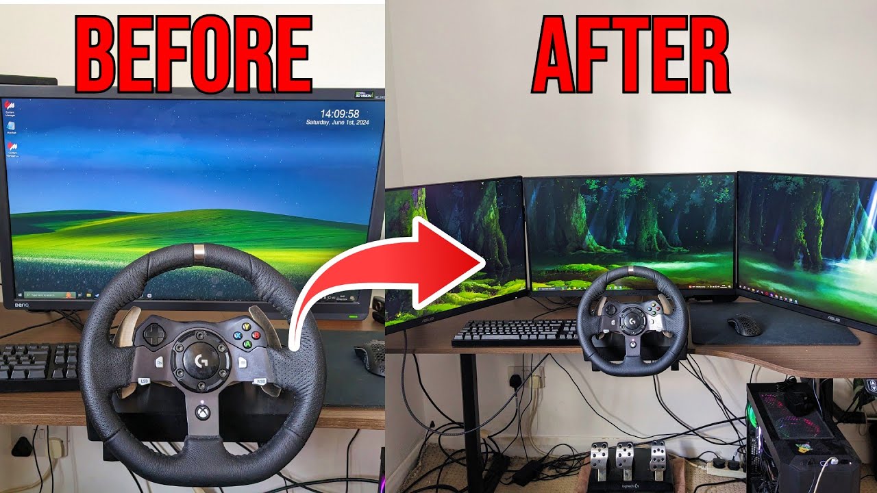 Upgrading My Racing Sim Setup Youtube