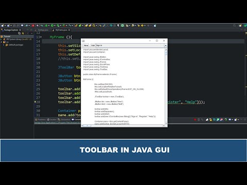 Java Gui Tutorial 60 Create A Toolbar Using Jtoolbar Class In Java
