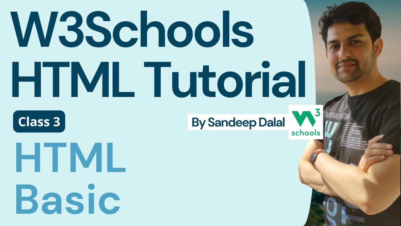 Html Tutorial Html Basic W3schools In Hindi English Youtube