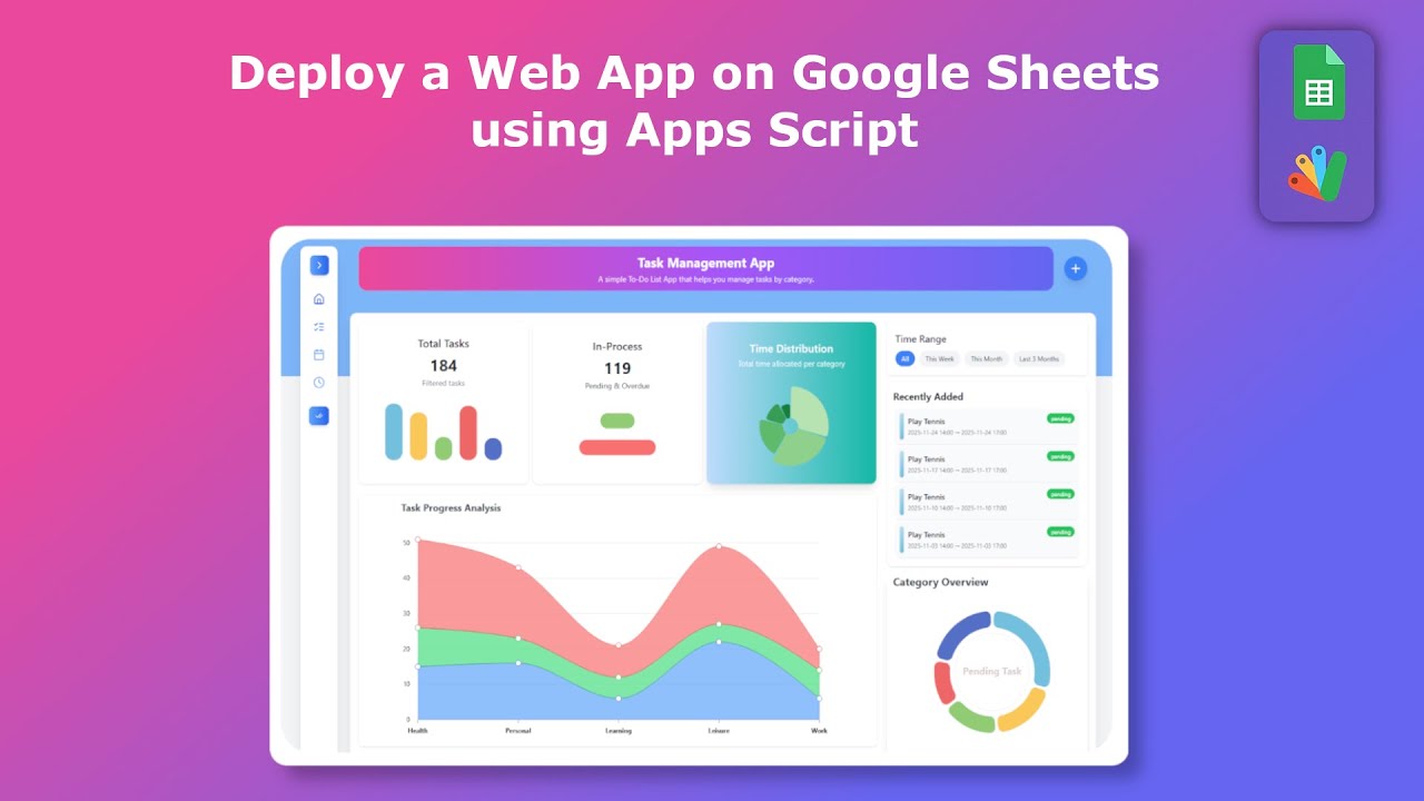 How To Deploy A Web App On Google Sheets Using Apps Script Youtube