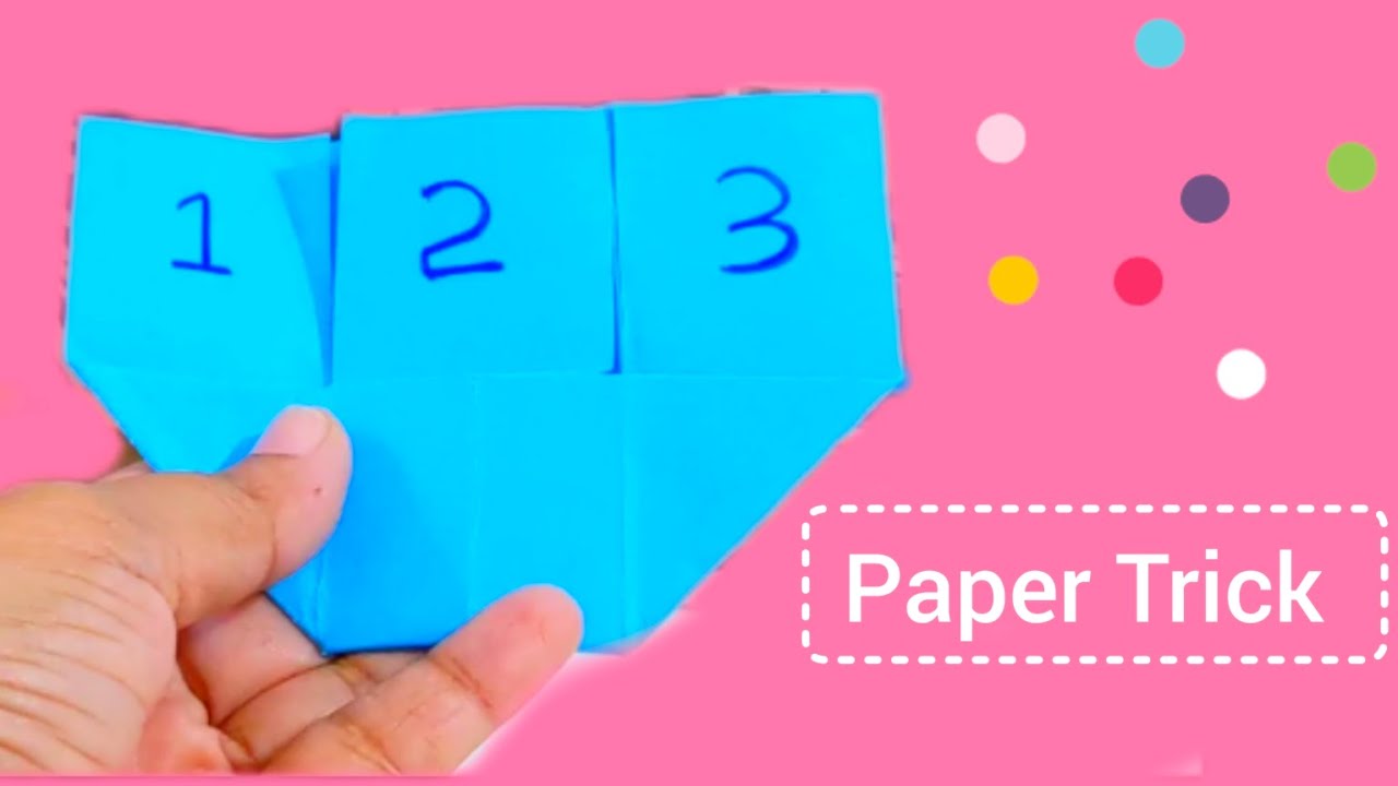 Paper Trick Youtube