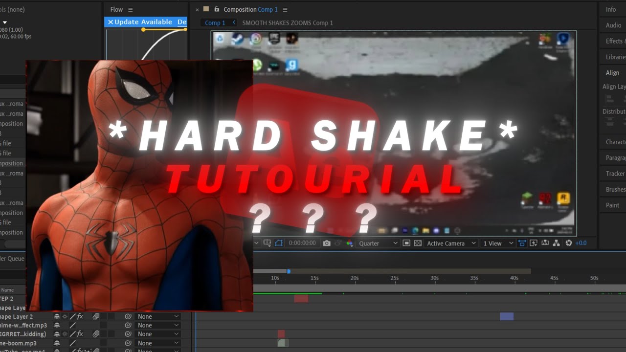 Hard Shake Tutorial After Effects Guide Youtube