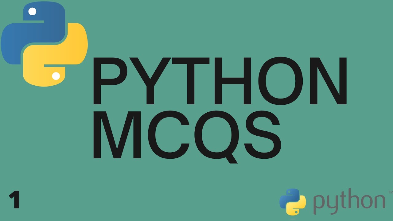 Python Mcqs Part 1 Programming In Python Youtube