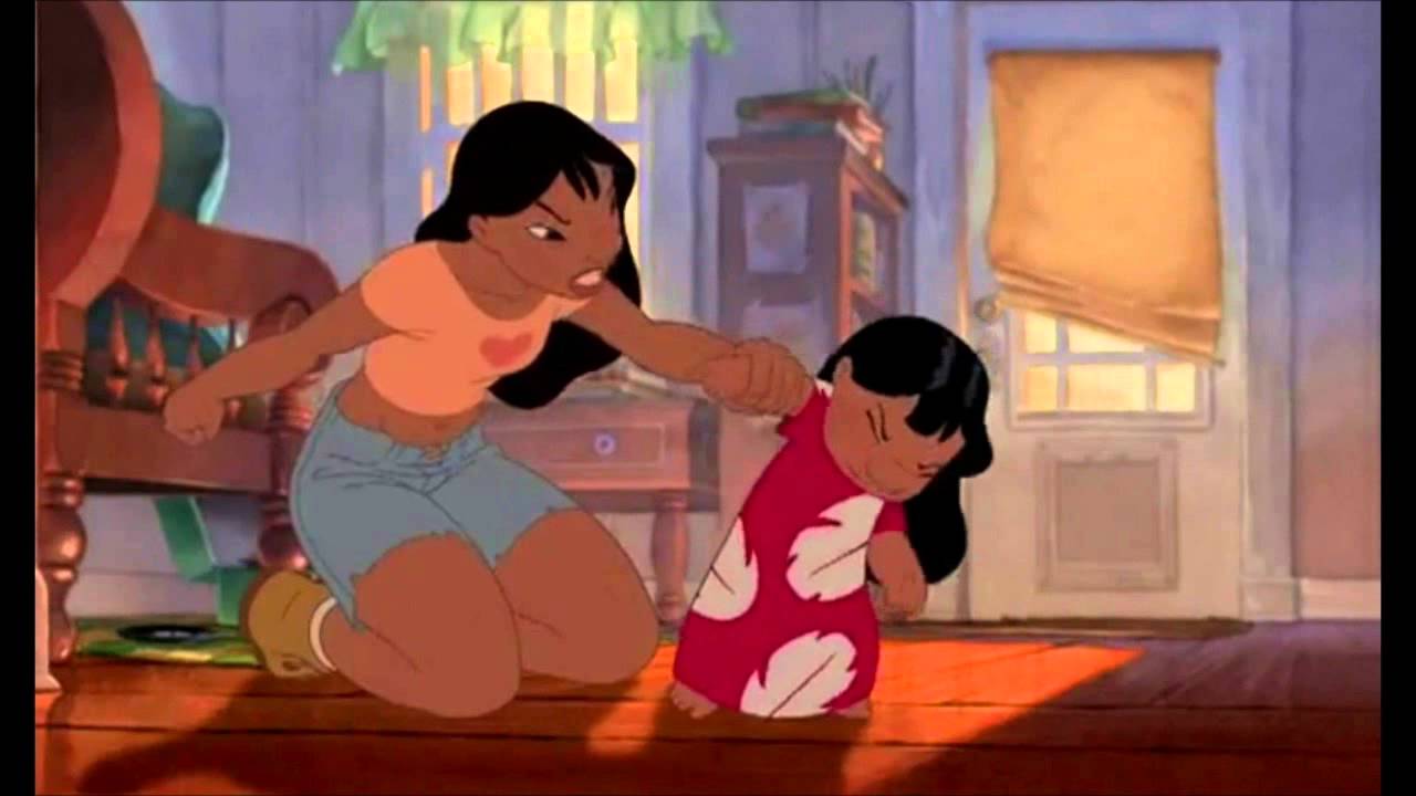 Lilo And Stitch Nani Lilo Flight Slow Motion Youtube